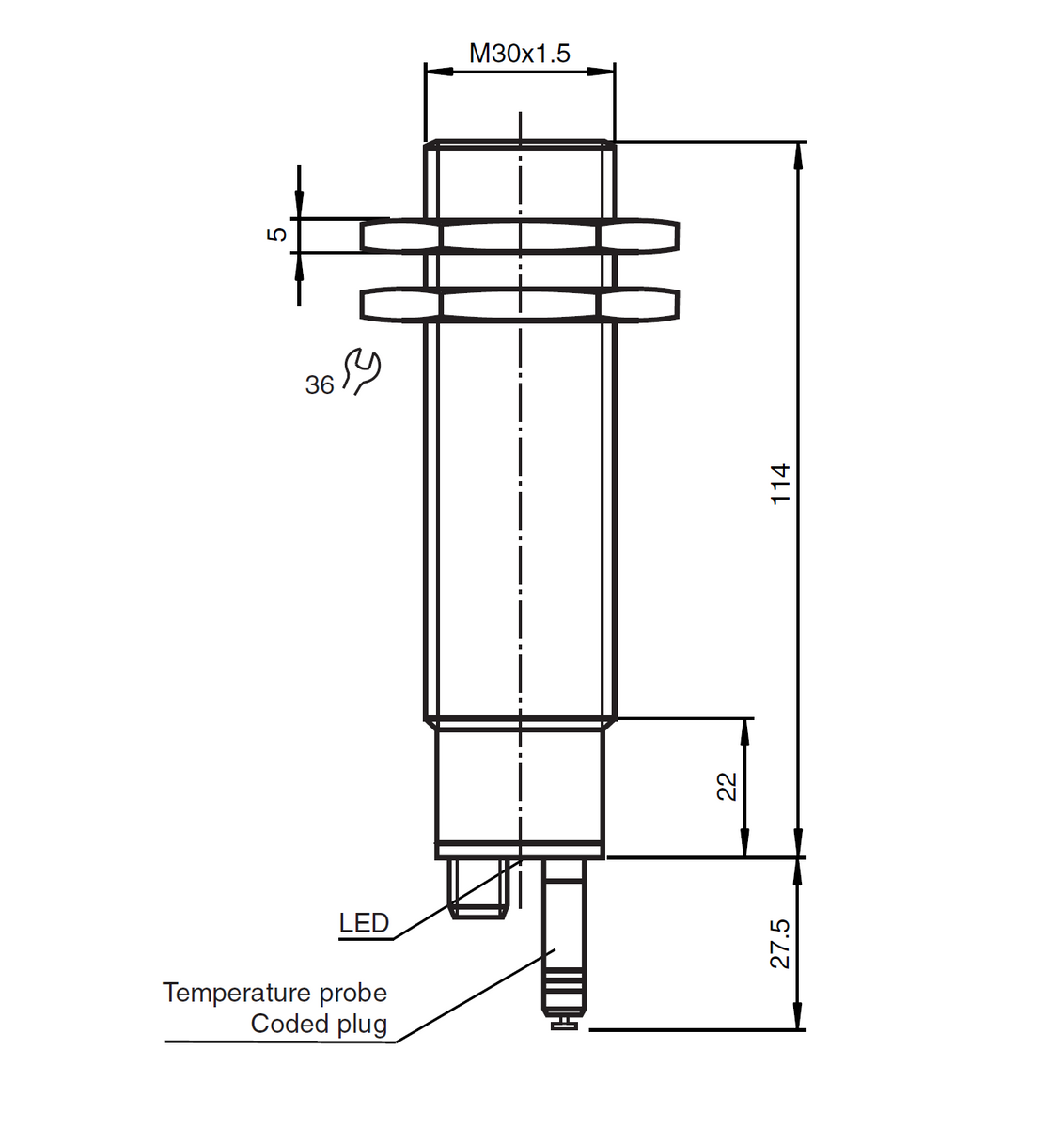 UC2000-30GM-IUR2-V15, Ultrasonic sensor – Control Automation
