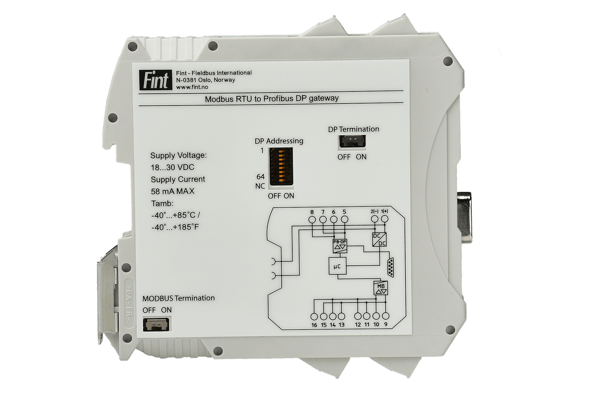 T511, Modbus to Profibus DP DIN Rail Mounted Converter – Control Automation