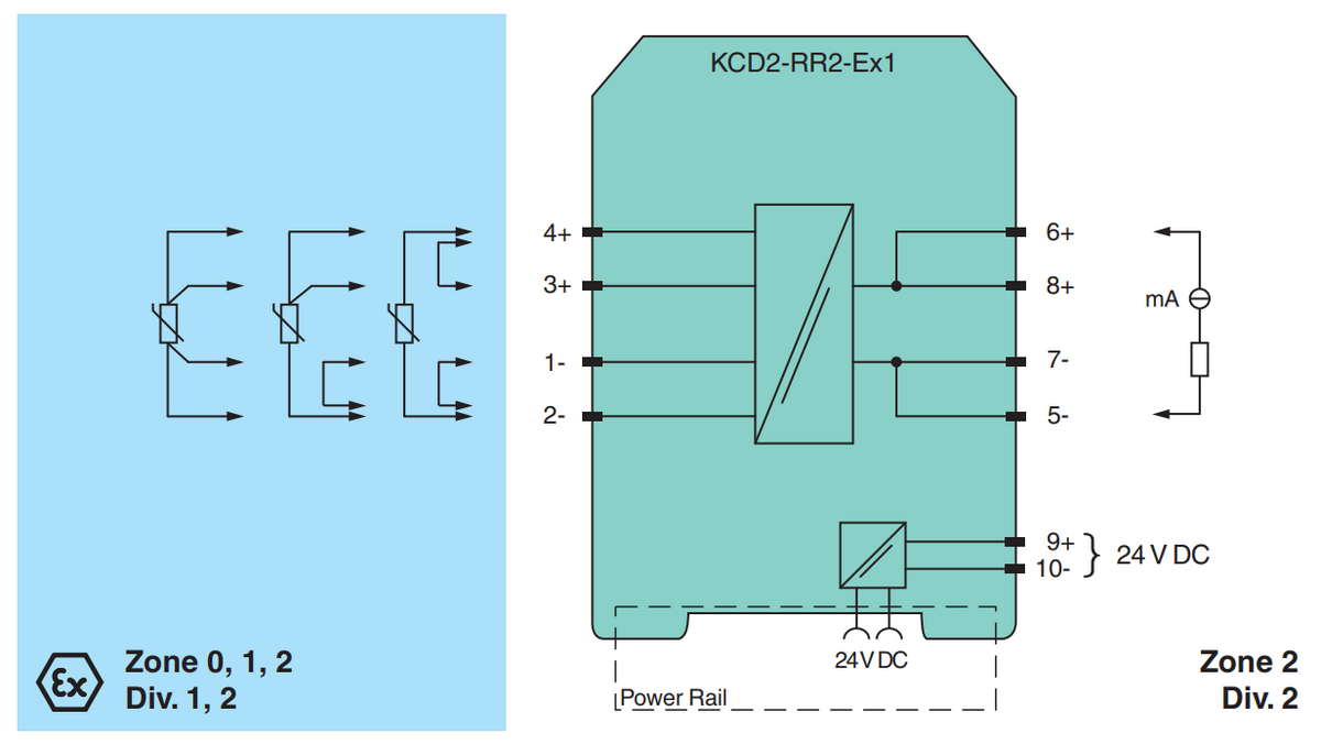 Resistance Repeater KCD2-RR2-Ex1 – Control Automation