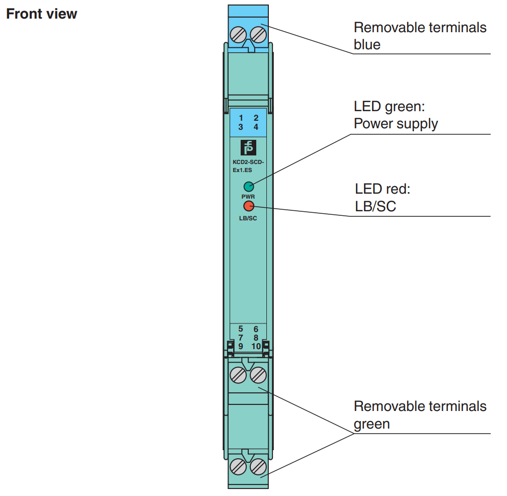 KCD2-SCD-Ex1.ES, SMART Current Driver, Isolated barrier for intrinsic ...
